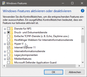 So aktivieren oder deaktivieren Sie Windows-Features: Eine S