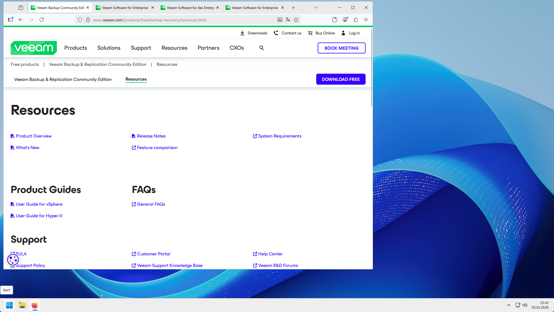 Die heruntergeladene ISO muss " bereitgestellt " werden.